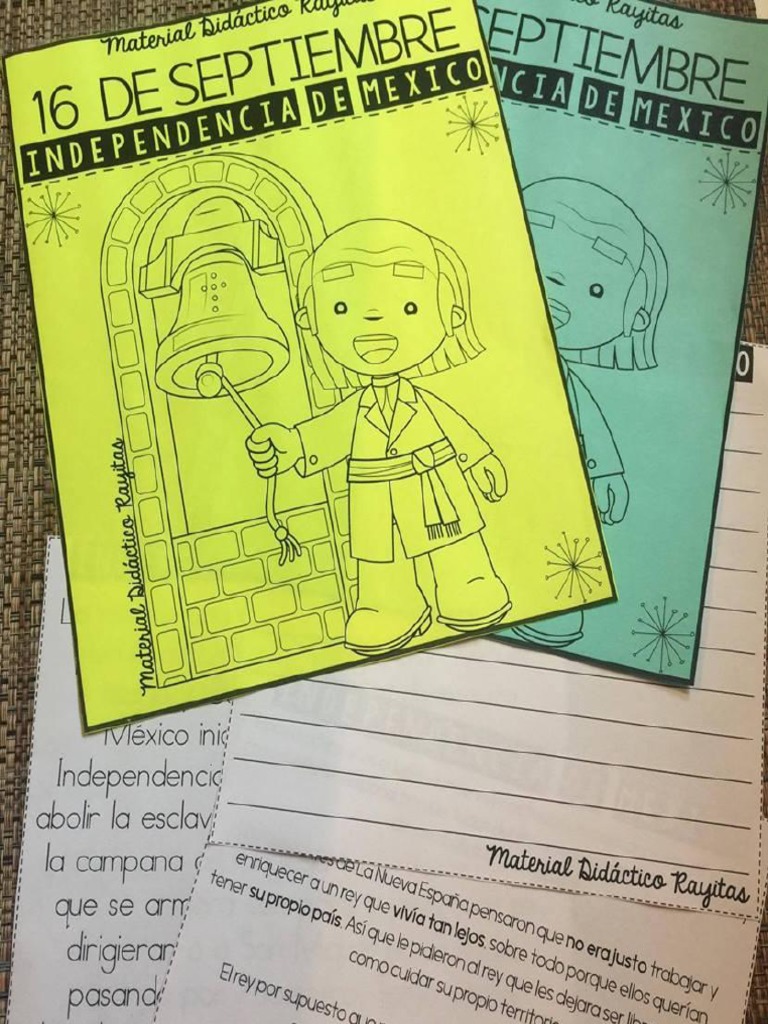 Material Interactivo Sobre La Independencia de México - Niños | PDF
