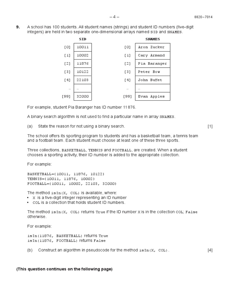 Paper 1 Topic 4 - SL Questions | PDF | Software Engineering | Computing