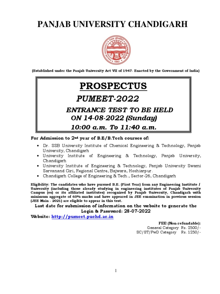 Prospectus Pumeet2022 21062022 | PDF
