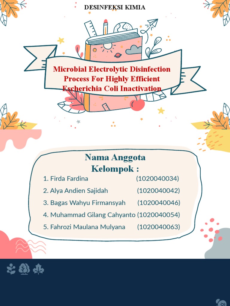 Desinfeksi Kimia Asolole | PDF | Sains & Matematika | Teknologi & Rekayasa