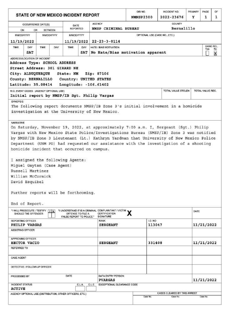 Mike Peake Case Files | PDF