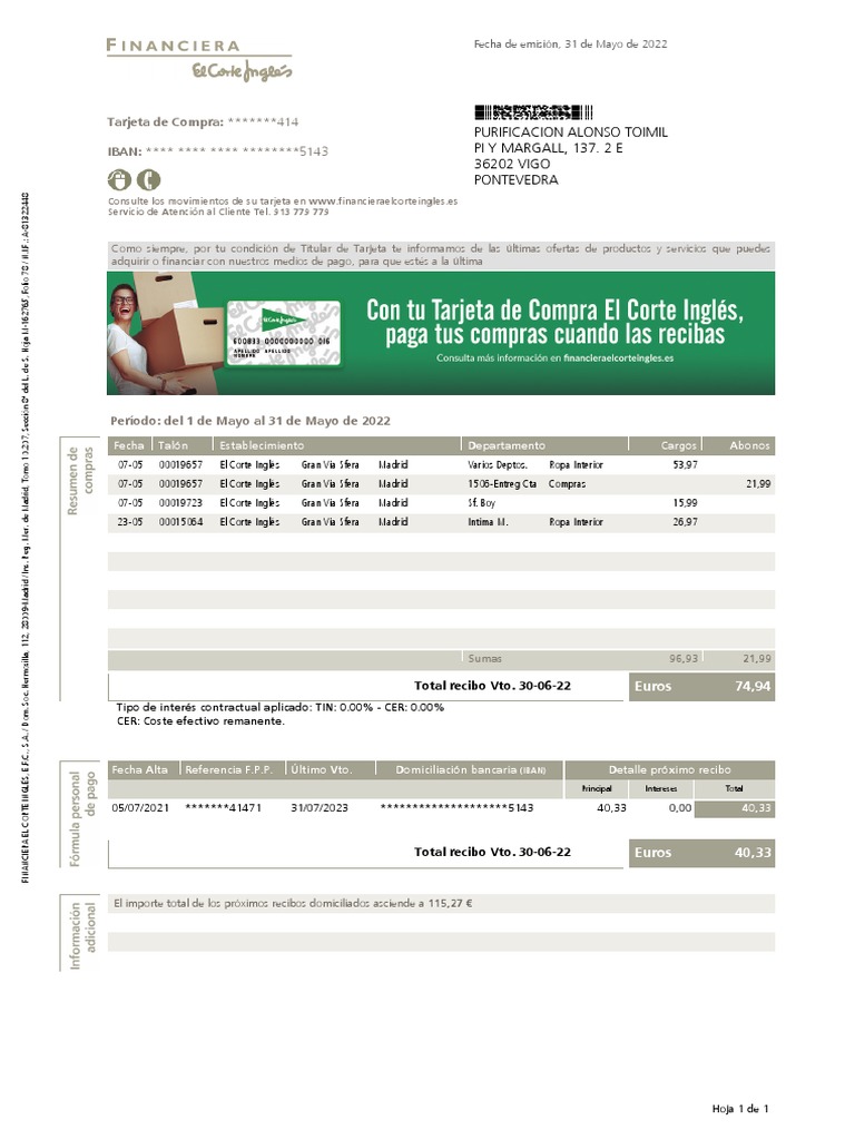Resumen Compras 0622-1 | PDF | Economias