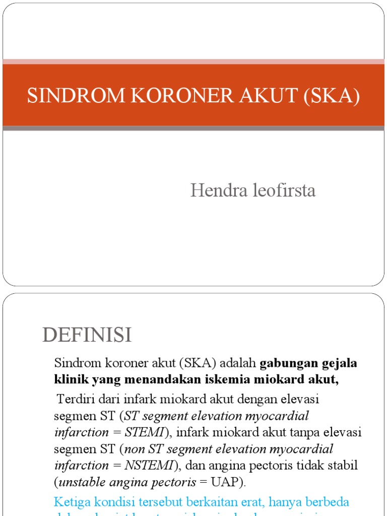Sindrom Koroner Akut | PDF