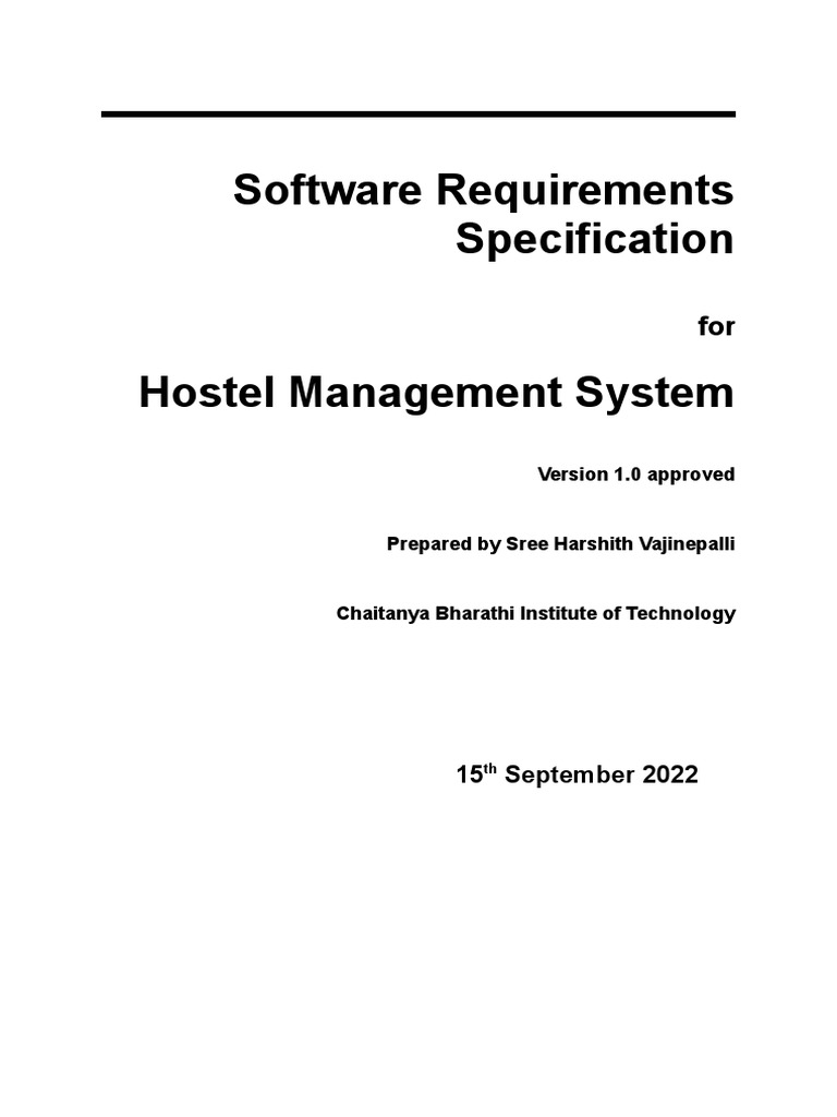054 Hostel Management System Updated | PDF | Graphical User Interfaces | Databases