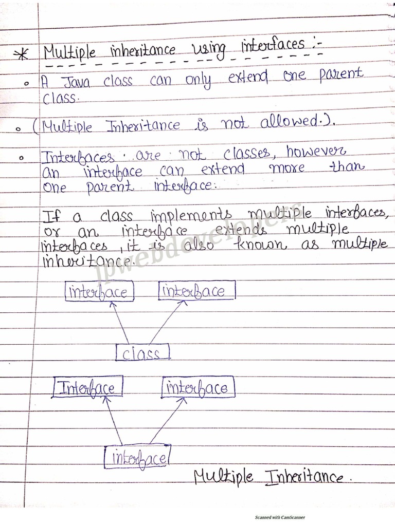 Multiple Inheritance | PDF