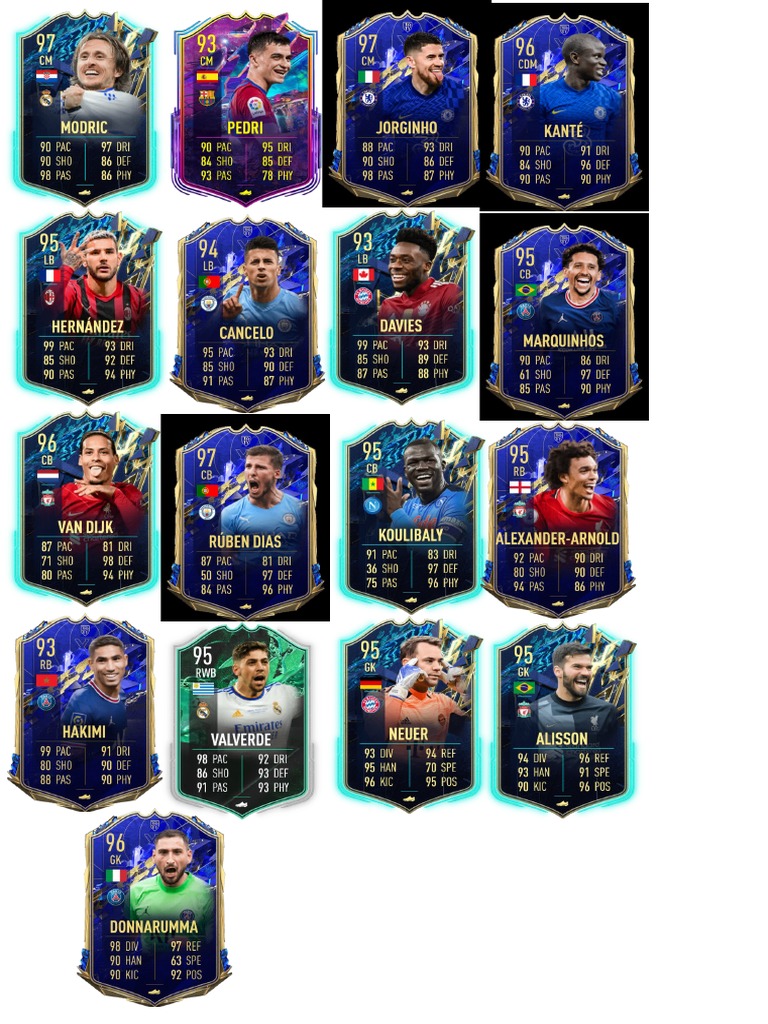 Fifa Cards Team | PDF