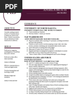 US Air Force Biography Template | PDF | Defence Ministries | Military