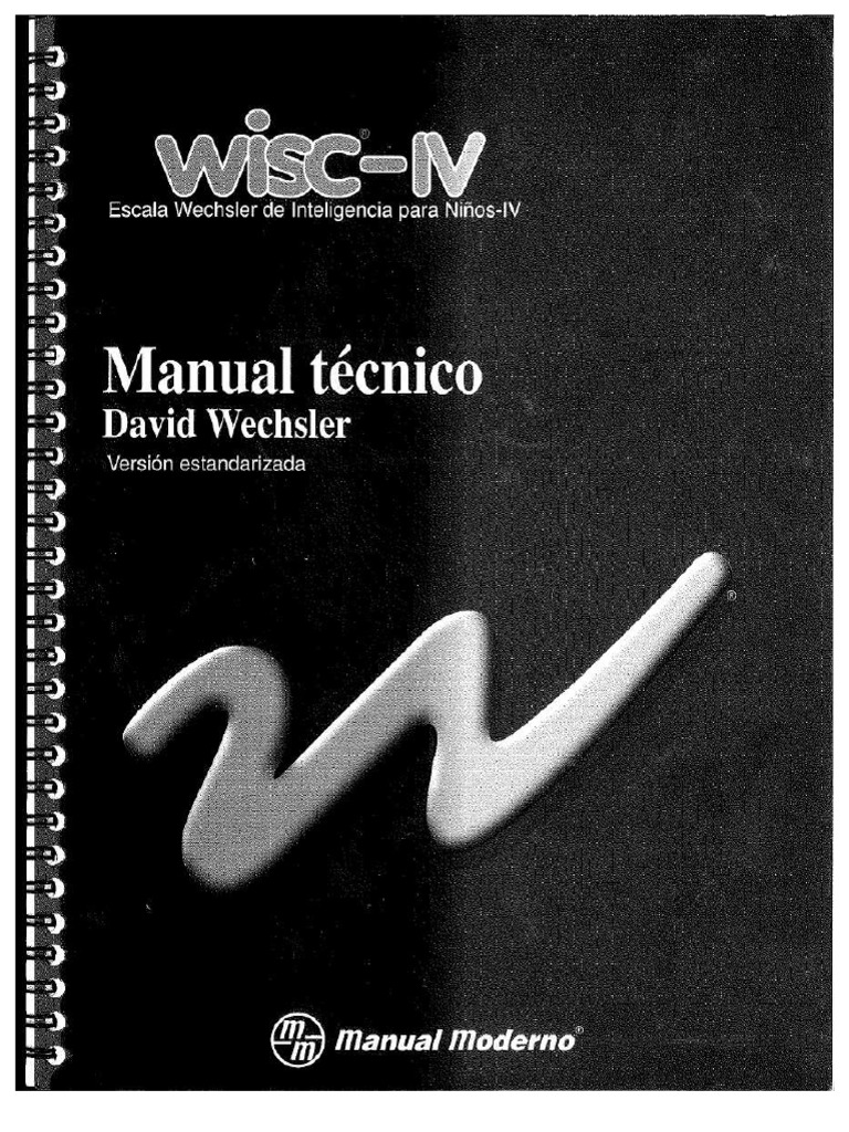 WISC-IV Manual Técnico | PDF
