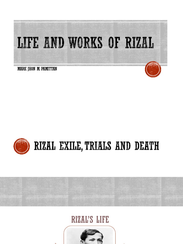 Rizal's Life in Exile and His Trial: A Summary of Key Events in the ... Rizal's Life in Exile and His Trial: A Summary of Key Events in the ...