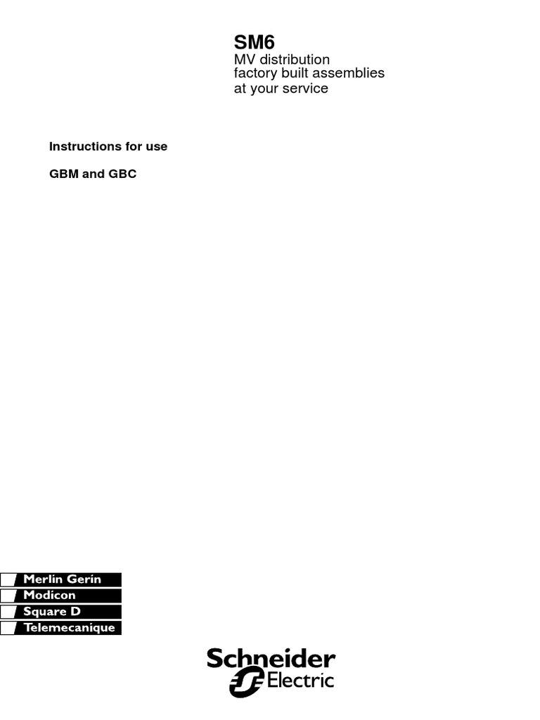 GBM-GBC Manual | PDF | Screw | Fuse (Electrical)