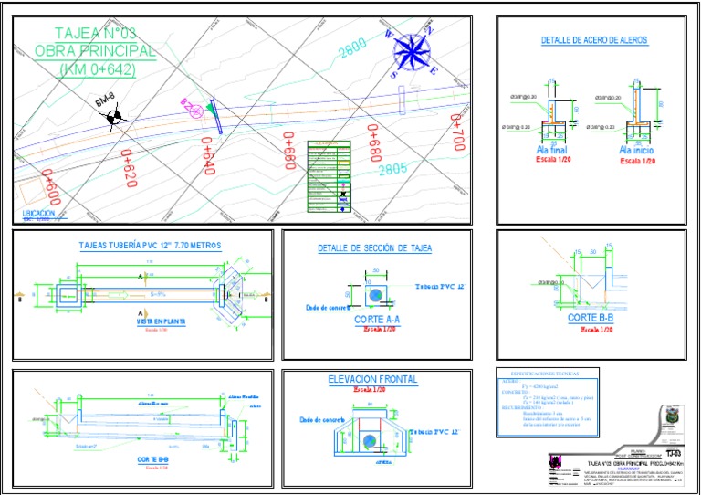 Tajea - 0+642 - Huayanay-Tajea. 0+642-A1 | PDF | Materiales de construcción