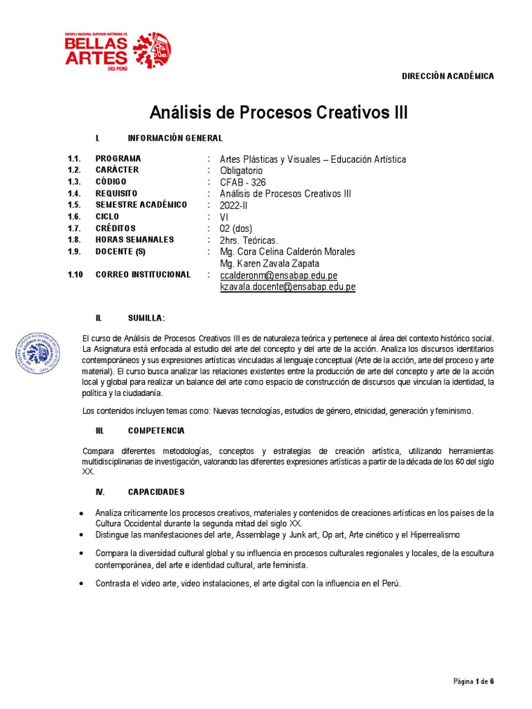 Análisis de procesos creativos contemporáneos: Del arte conceptual al arte de la acción | PDF ...