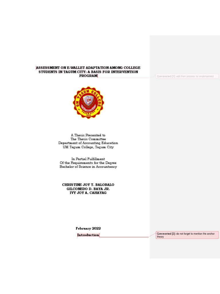 IMRAD PROPOSAL_CHAP 1&2 | PDF