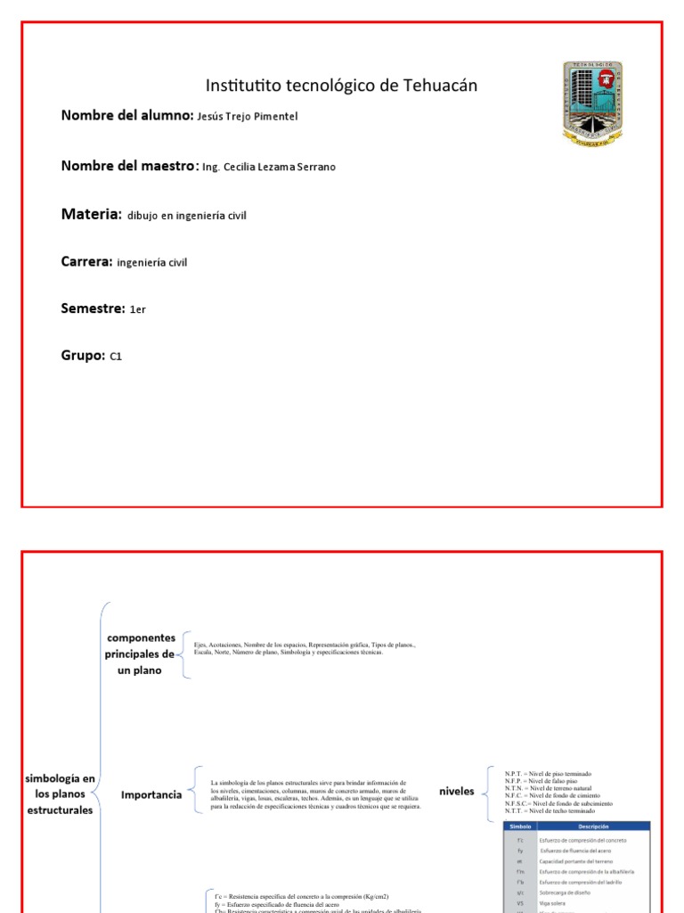 Planos Estructurales | PDF | Fundación (Ingeniería) | Ingeniería ...