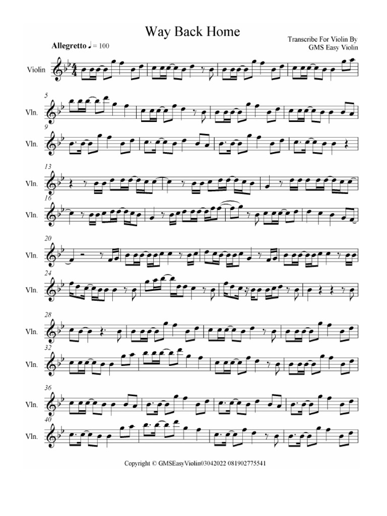 Way Back Home | PDF