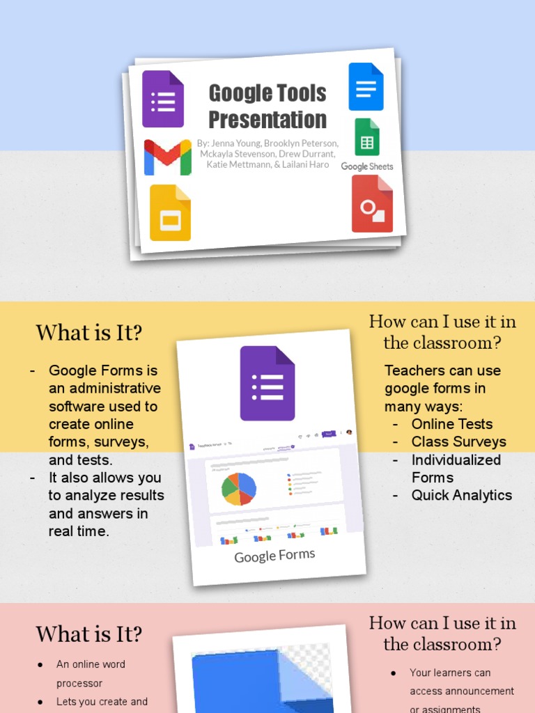 Google Tools Presentation | PDF | Gmail | Communication