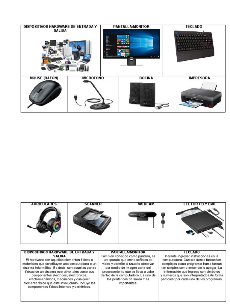 LAMINAS | PDF | Hardware de la computadora | Periférico