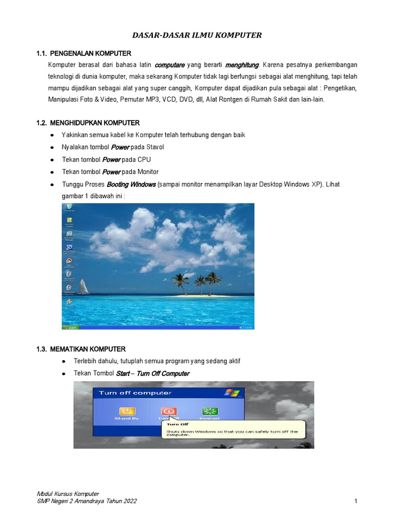 Modul Kursus Komputer | PDF