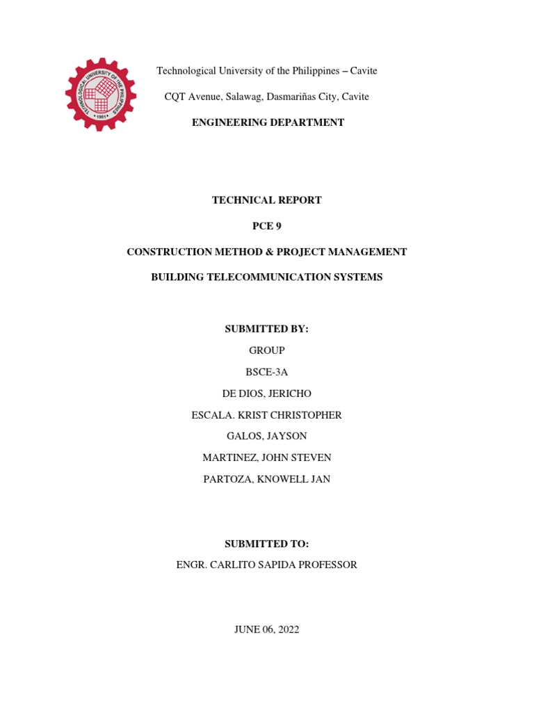 Group 8 - Building Telecommunication Systems (Technical Report) | PDF | Labour Economics ...