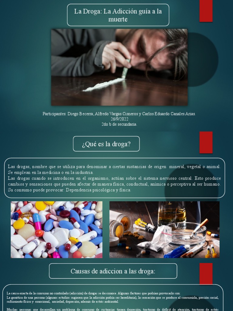 Exposición Sobre Las Drogas (Original) | PDF | Drogas | La dependencia de sustancias