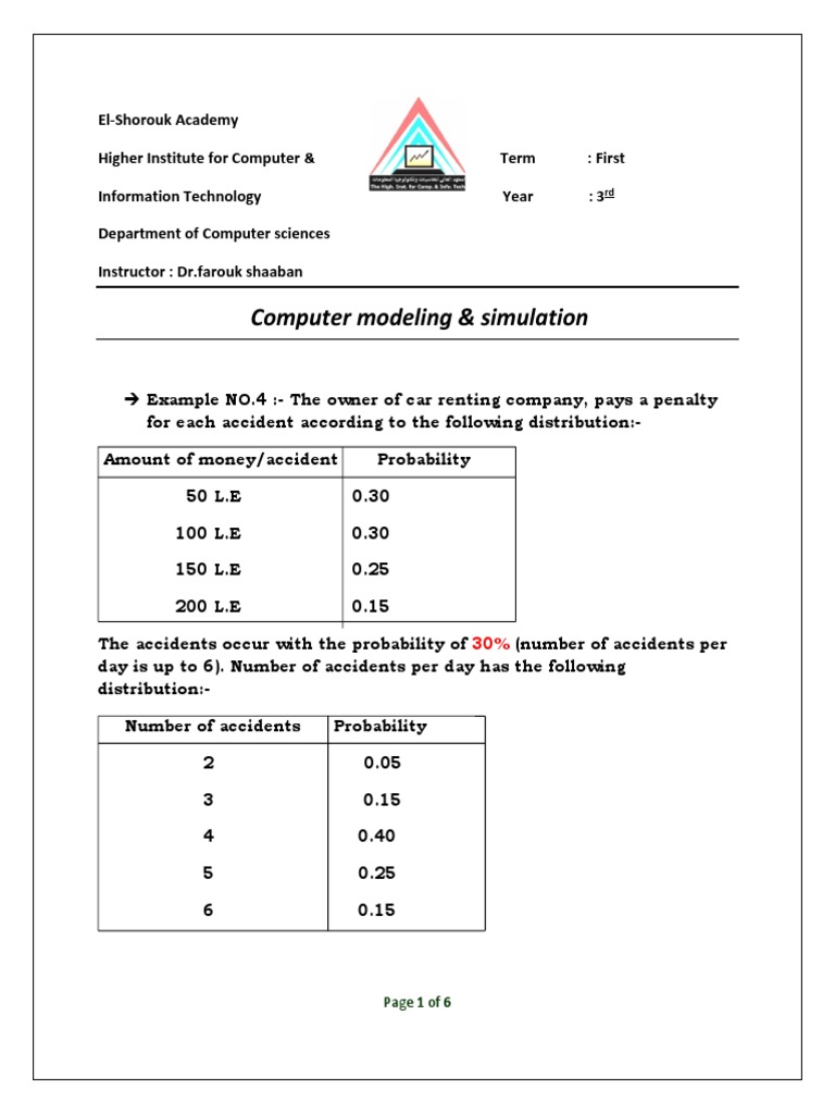Section 3 Simulation | PDF | Simulation | Computer Simulation