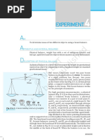 Detailed Beam Balance Physics Project | PDF | Weighing Scale | Weight