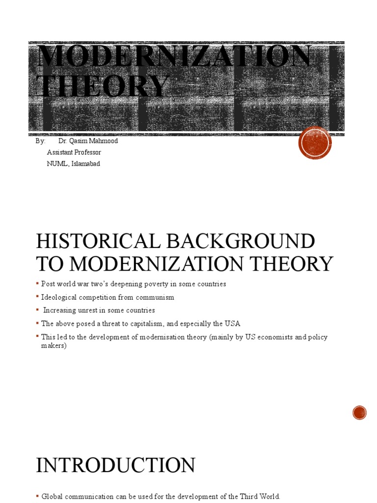 Modernzation Theory | PDF | Modernization Theory | Sociological Theories
