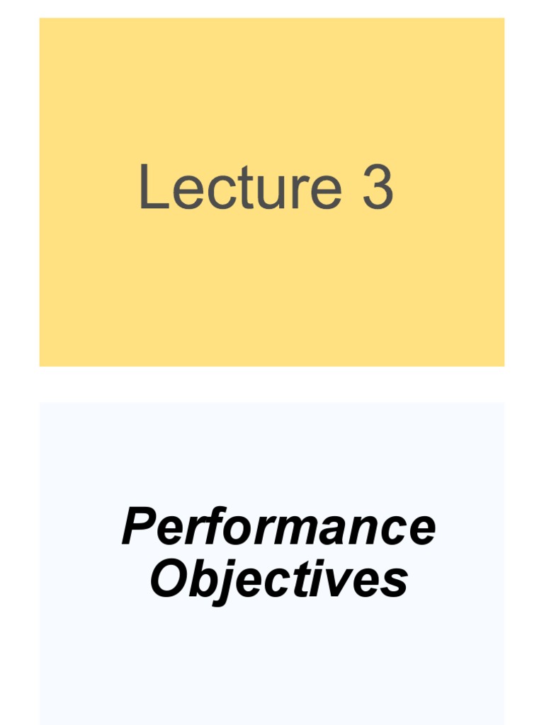 Week 3 - Performance and Productivity | PDF | Business Process | Economies