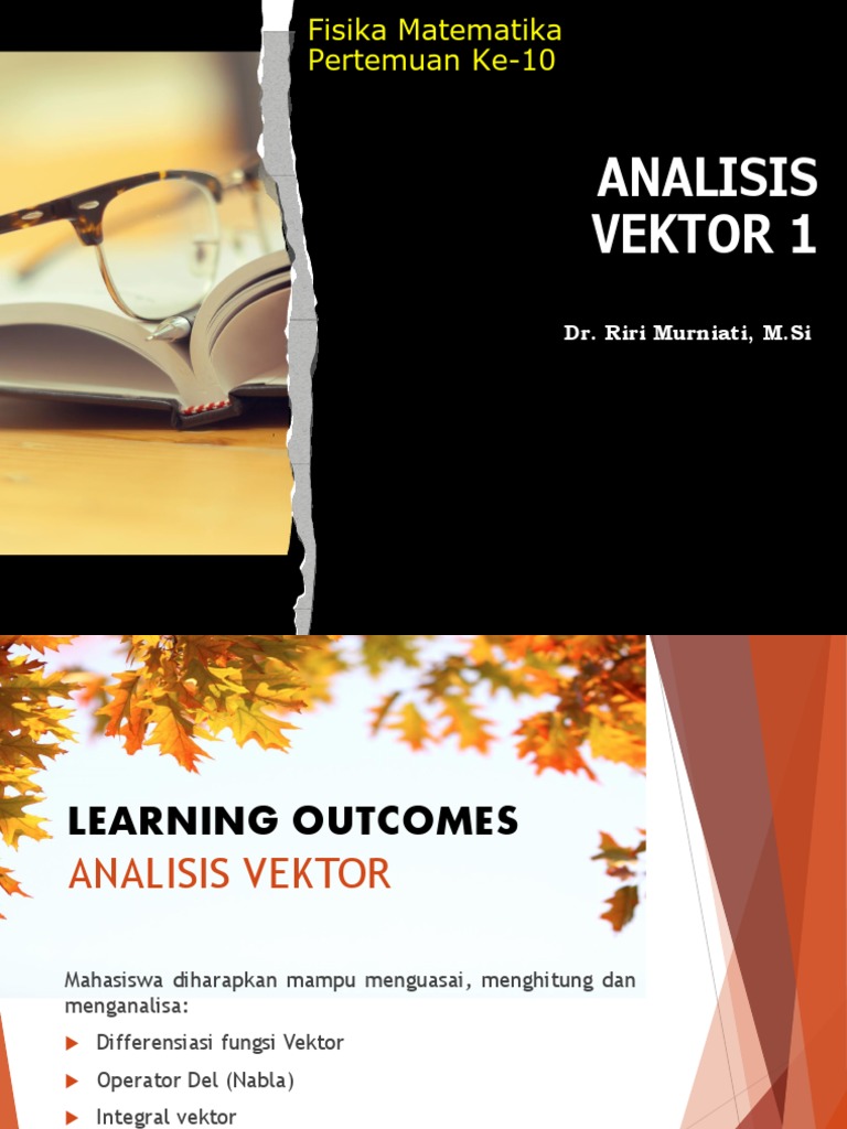 Analisis Vektor: Differensiasi dan Divergensi | PDF | Metode & Bahan Ajar