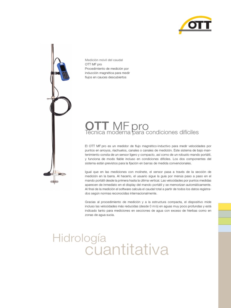 OTT MF Pro - Es | PDF | Medición | Sensor