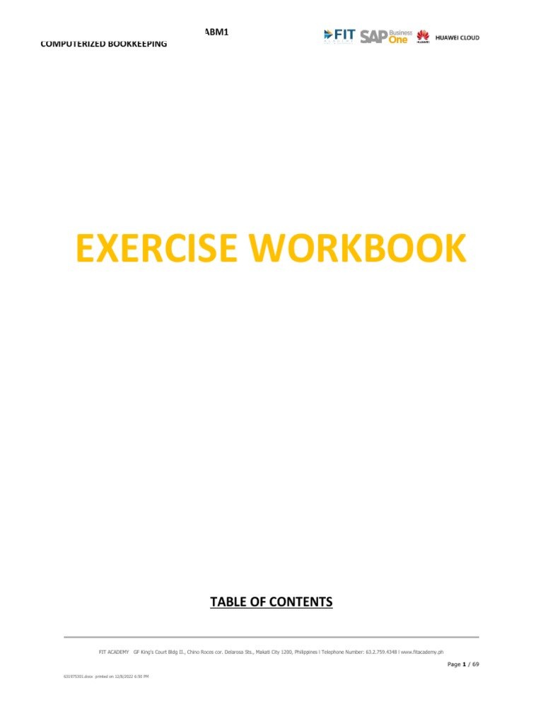 SAP Computerized Bookkeeping Exercise Workbook For Student 1 | Download ... SAP Computerized Bookkeeping Exercise Workbook For Student 1 | Download ...