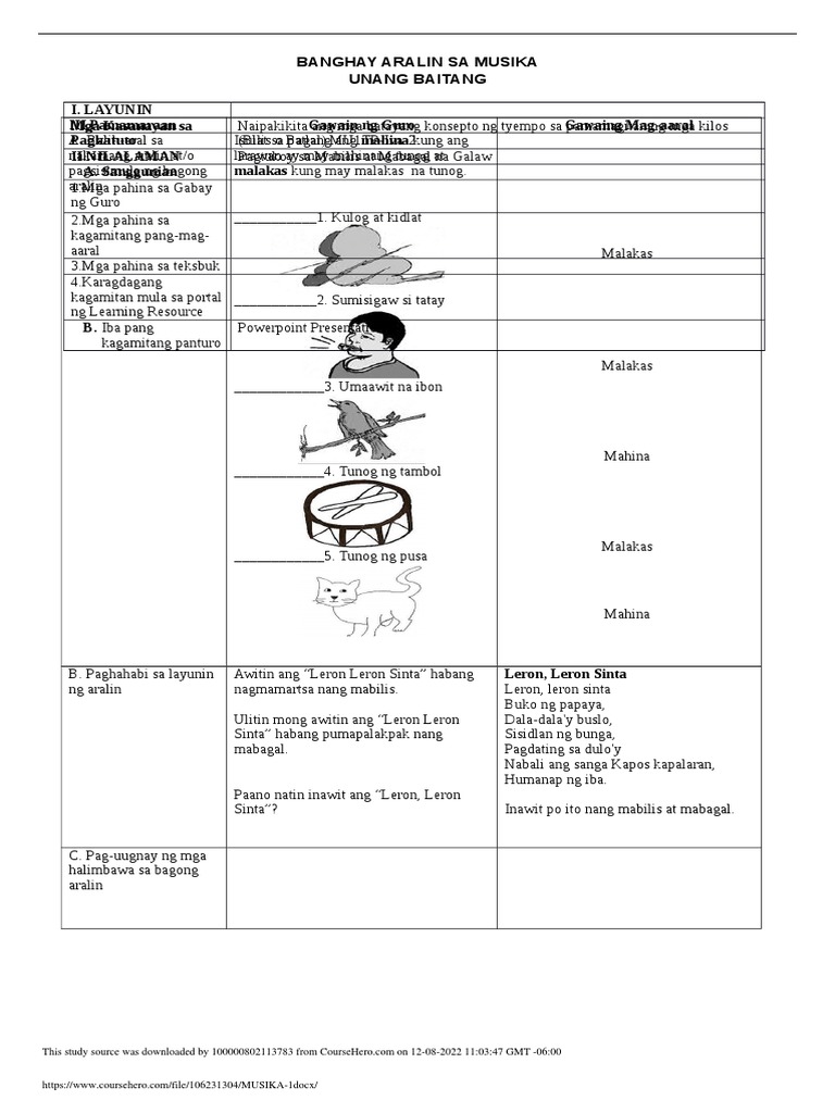 Musika 1 | PDF