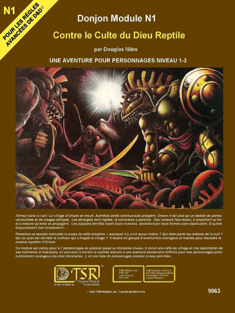 Module N1 - Version 1 (Dvergguden) | PDF