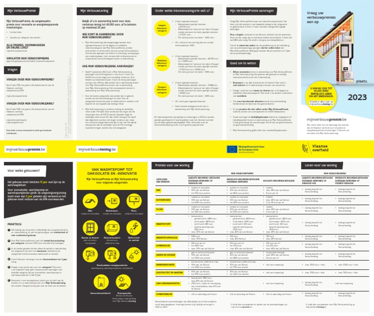 Mijnverbouwpremie Zigzag Folder 2023 | PDF