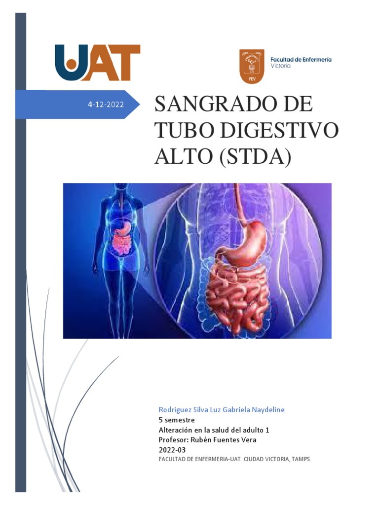 Sangrado Digestivo Alto: Causas y Tratamiento | PDF | Heces | Medicina ...