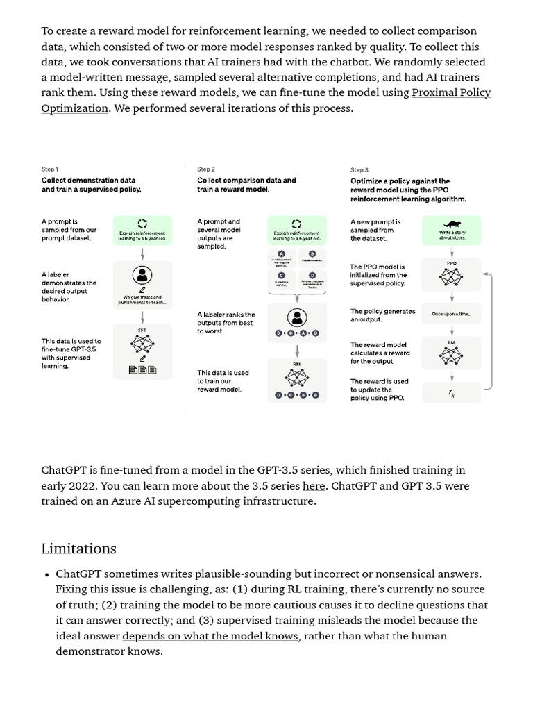 4 - ChatGPT - Optimizing Language Models For Dialogue | PDF