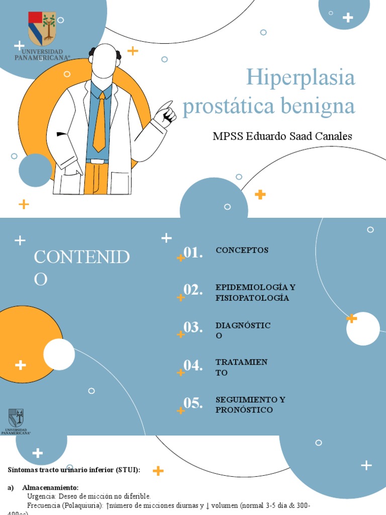 Clase Hiperplasia Prostática Benigna y Carcinoma Urológico Medicina Urología | PDF | Vejiga ...