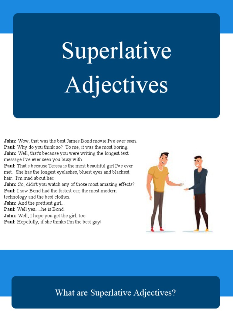 Superlative Adjectives PowerPoint Lesson | PDF | Syllable | Adjective