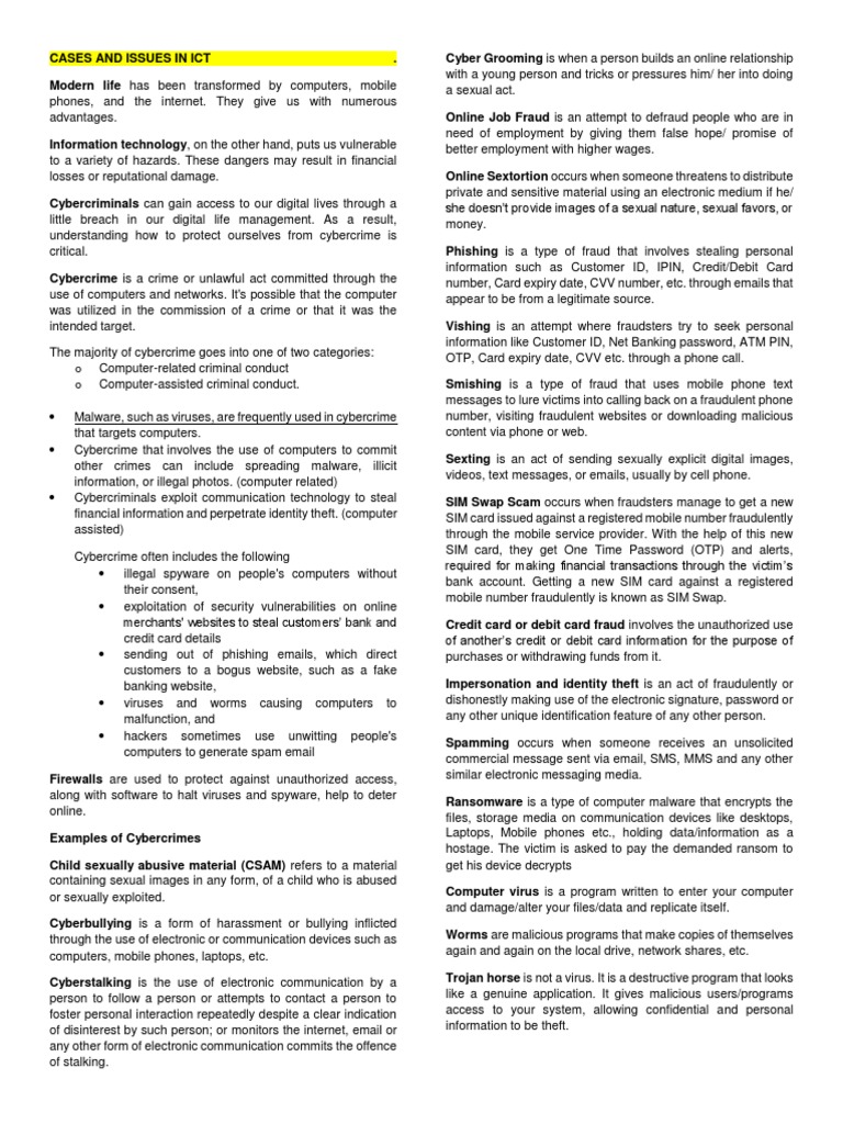 GEE5 Notes | PDF | Malware | Cybercrime