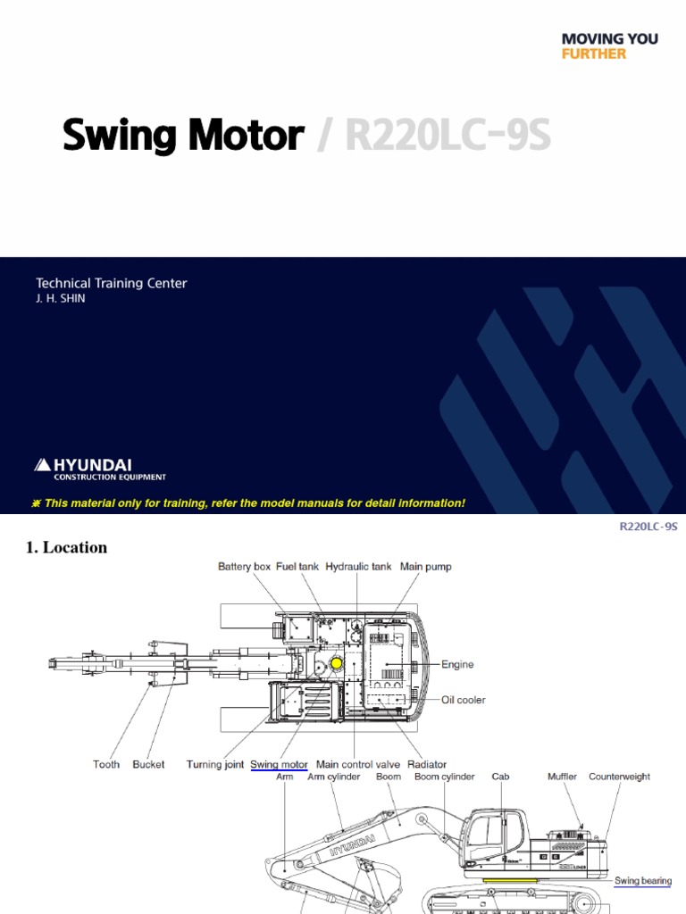 R220LC 9S+Swing+Motor | PDF | Valve | Brake