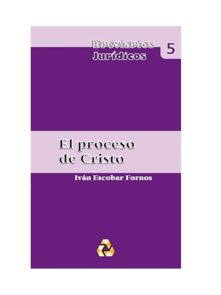 El Proceso de Cristo Libro | PDF | Poncio Pilato | Jesús