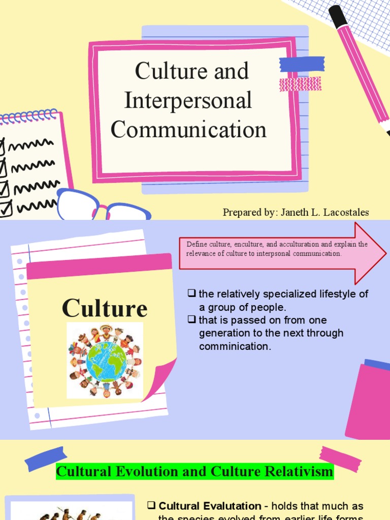 Chapter 2 - Culture and Interpersonal Communication | PDF ...