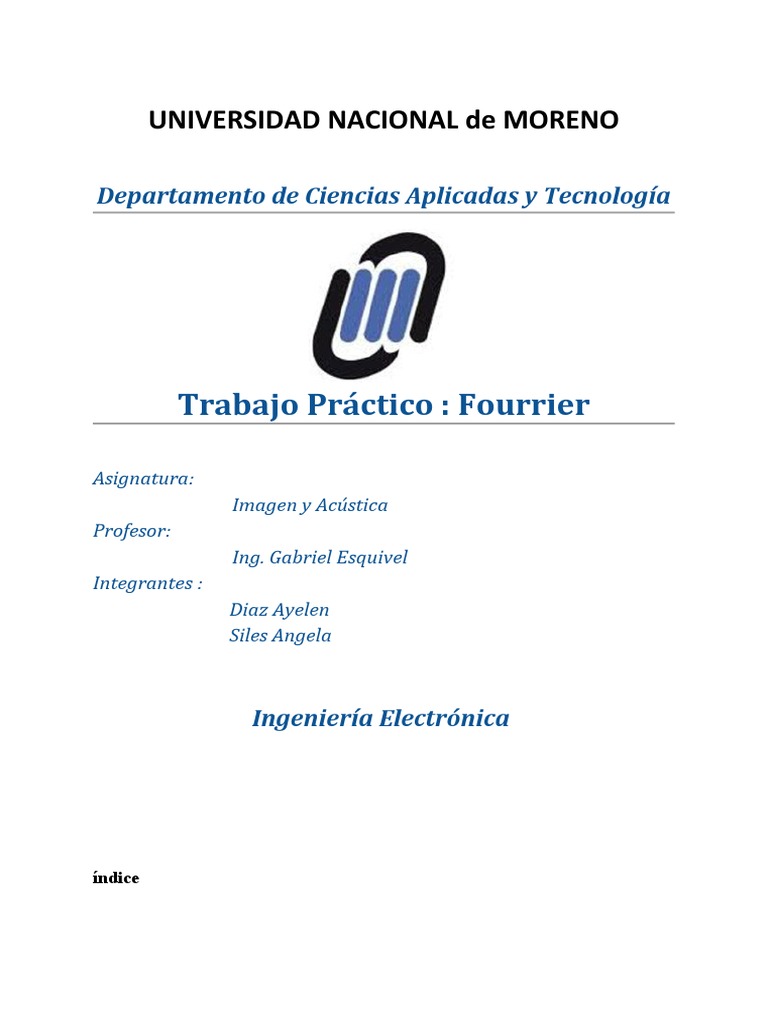Trabajo TP 2 FFT | PDF | Frecuencia | Filtro electronico