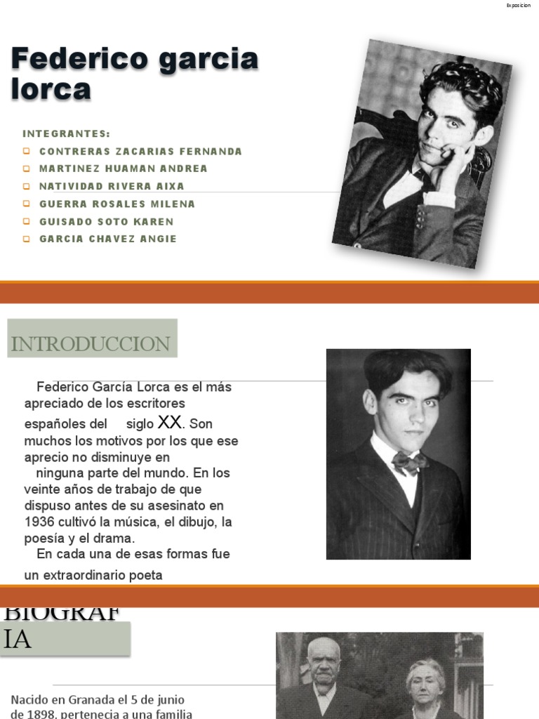 Federico García Lorca: Vida y Obra | PDF