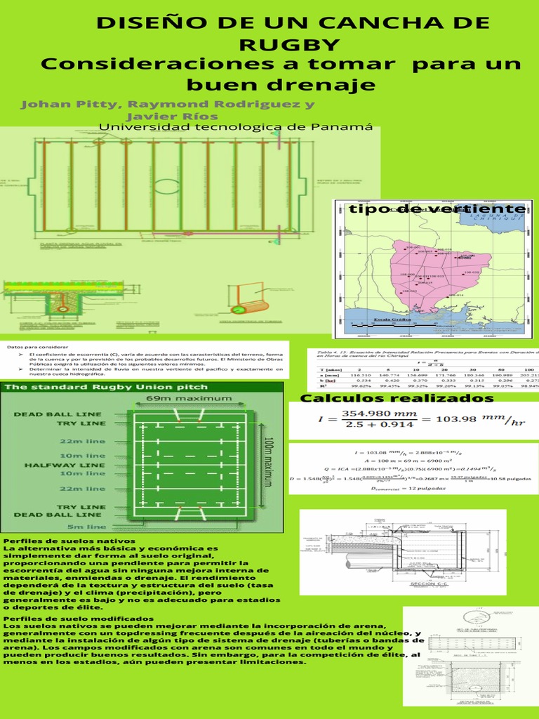 Diseño de Un Cancha de Rugby | PDF