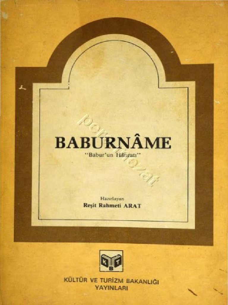 Baburname - Babur'un Hatıratı | PDF