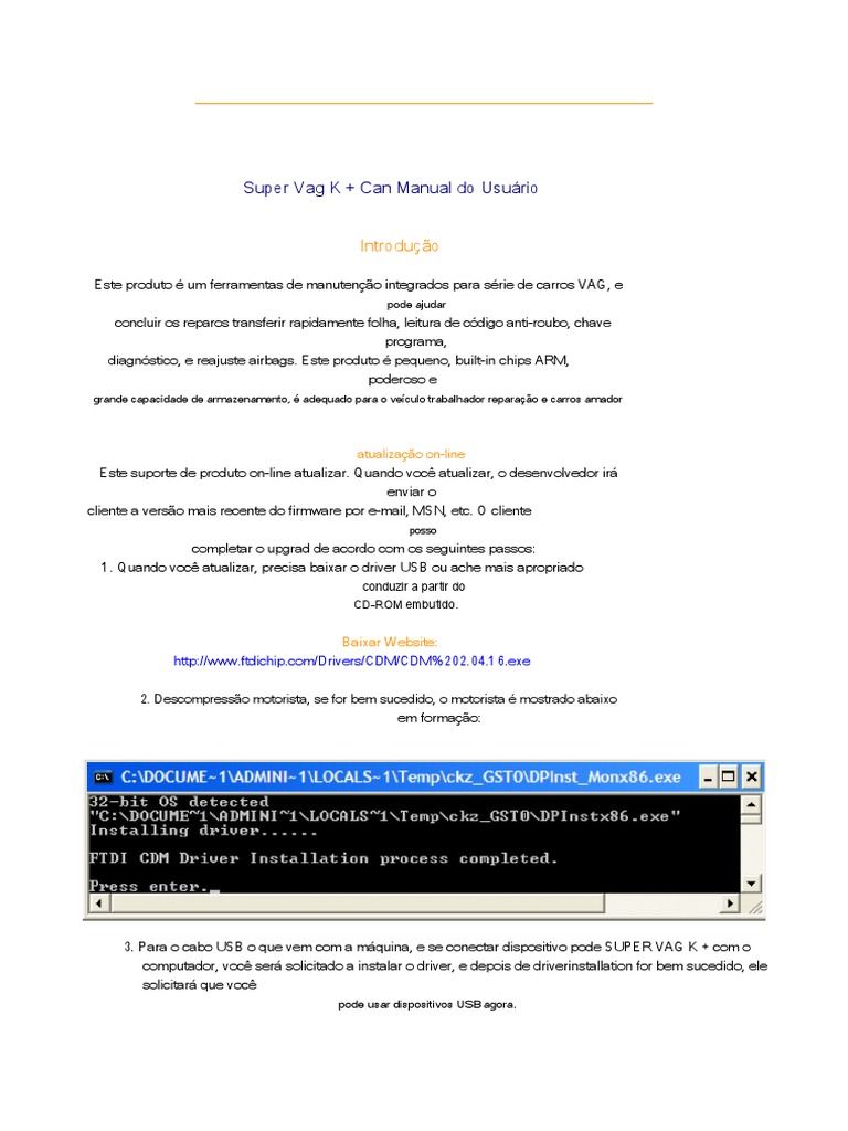 MANUAL SUPER-VAG - En.pt | PDF | Programas | BIOS