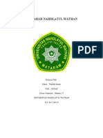 Arti dan Sejarah Nahdlatul Wathan | PDF | Filsafat | Agama & Spiritualitas