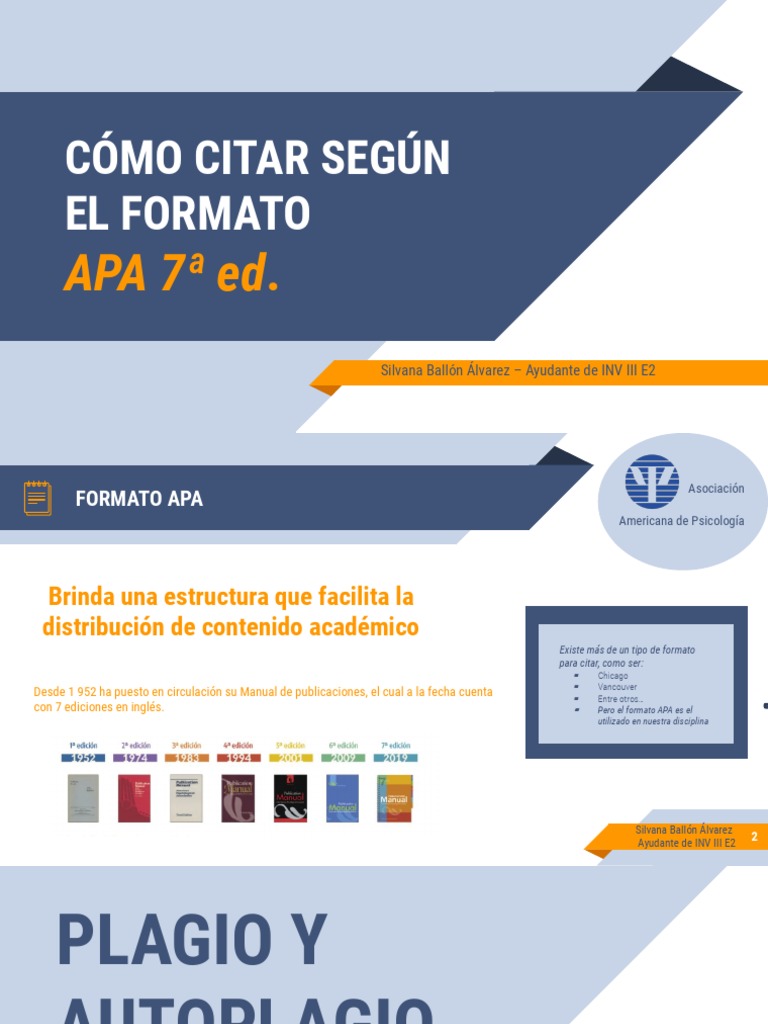 Citas y Normas en Formato APA 7 | PDF | Depresión (estado de ánimo ...