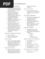 Mathematical Languages and Symbols | PDF | Fraction (Mathematics) | Numbers